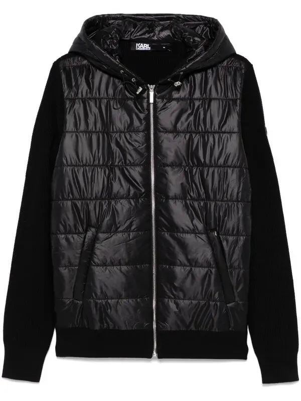 Karl Lagerfeld Knitted Hooded Jacket