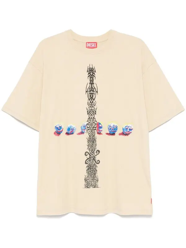 Diesel T-boxt-r4 T-shirt - Yellow
