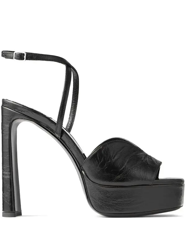 JIMMY CHOO 125mm Karli Sandals - Black