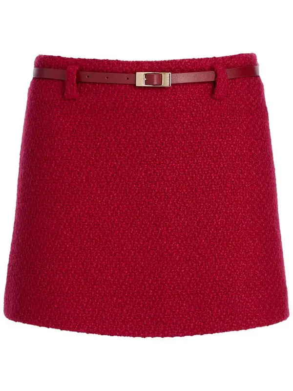 SEROYA Ser.o.ya Karla Mini Skirt - Red