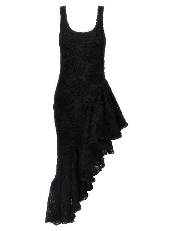 Remain Birger Christensen Flower Mesh Ruffle Dress