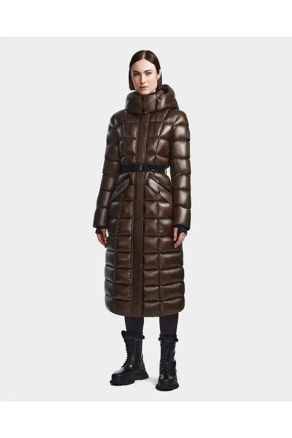 Rudsak Belted Quilted Maxi Down Puffer