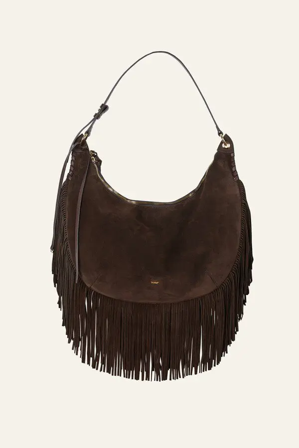 Ba&sh Swing Fringed Leather Bag