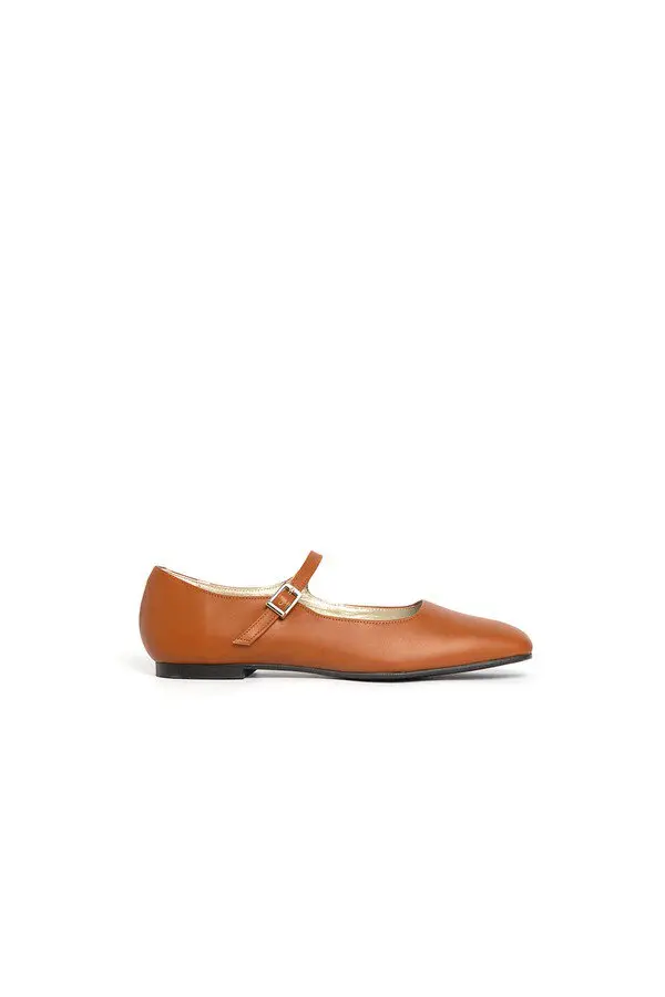 MENINA STEP Mary Jane Square Toe - Silver