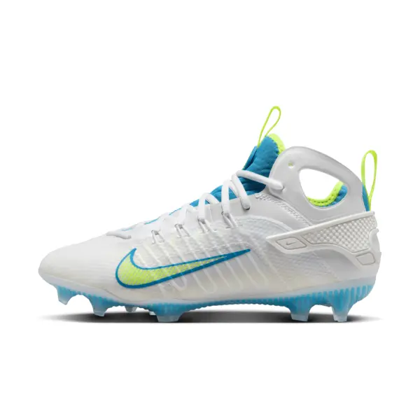 Nike Huarache Elite Mid Lacrosse Cleats - White