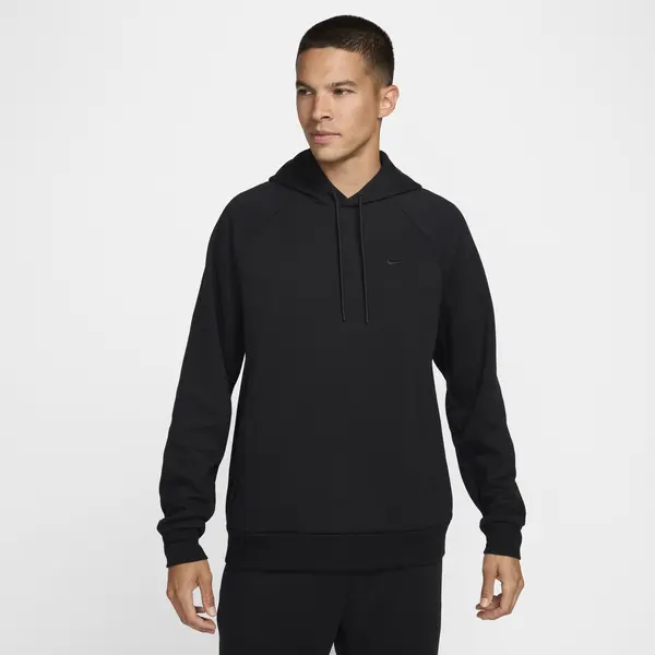 Nike Primary Fleece Dri-fit Uv Pullover Performance Hoodie - Black