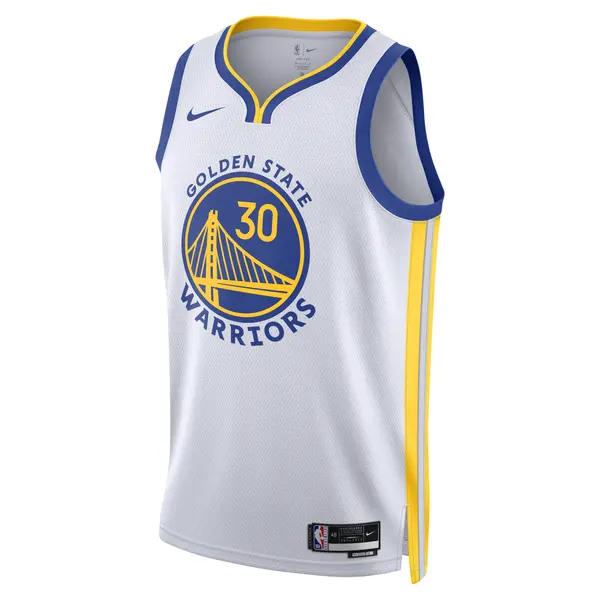 Nike Golden State Warriors Association Edition 2023/24 Dri-fit Nba Swingman Jersey - White