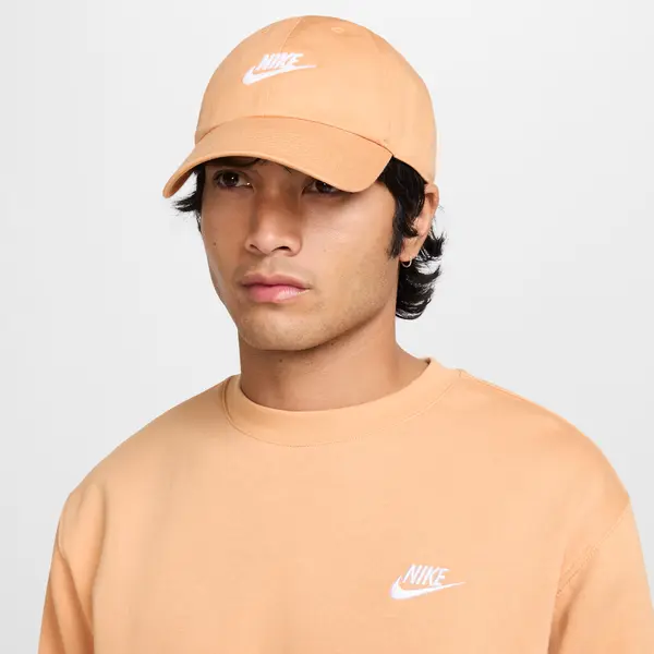 Nike Club Unstructured Futura Wash Cap - Orange