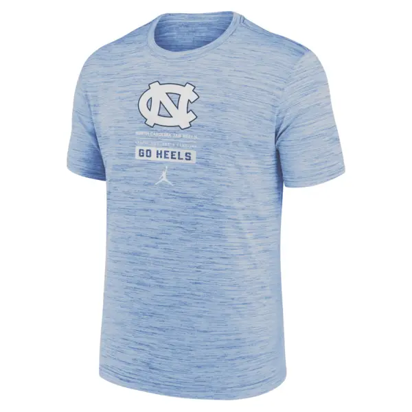JORDAN North Carolina Tar Heels Campus Center Block Velocity Dri-fit College T-shirt