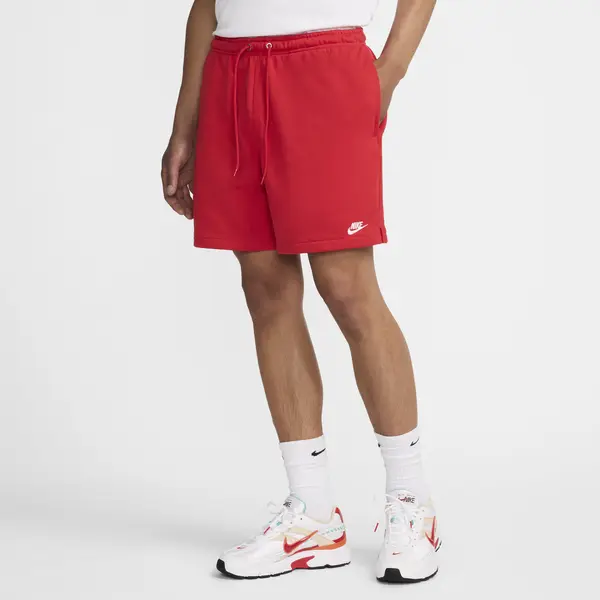Nike Club French Terry Flow Shorts - Red