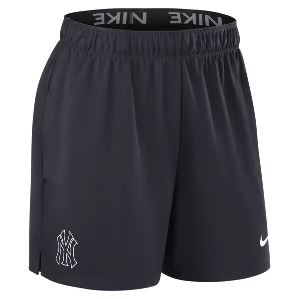 Nike New York Yankees Authentic Collection Practice Dri-fit Mlb Shorts - Blue