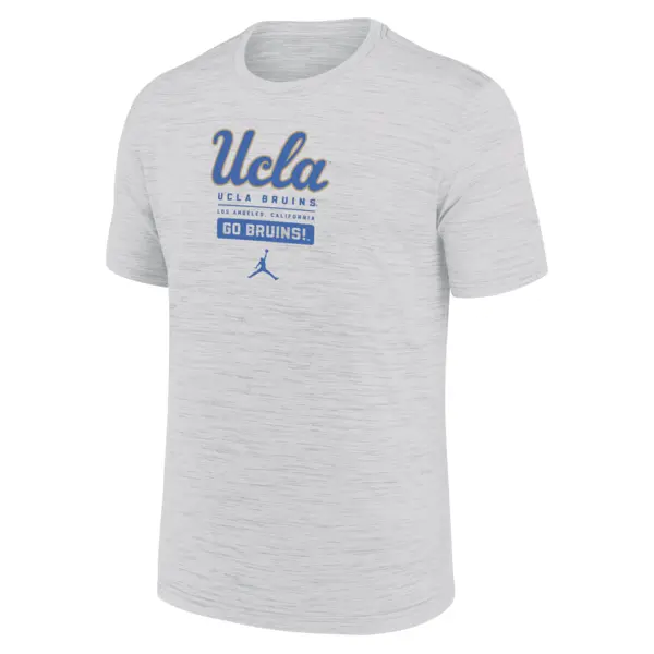 JORDAN Ucla Bruins Campus Center Block Velocity Dri-fit College T-shirt