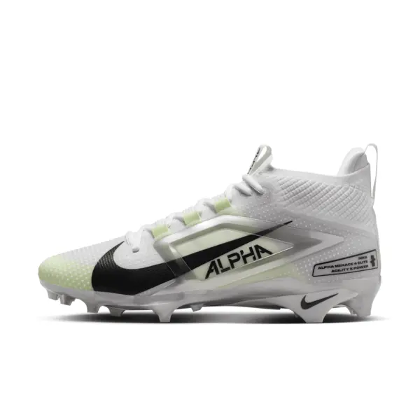 Nike Alpha Menace 4 Elite Football Cleats - White