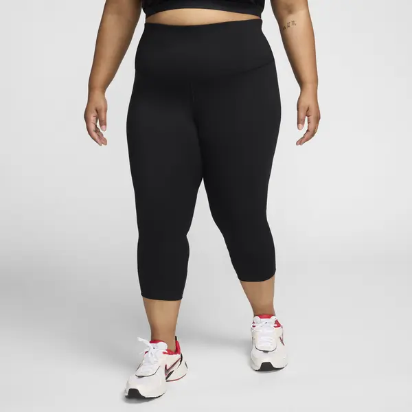 Nike One High-waisted Crop Leggings - Black
