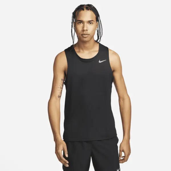 Nike Miler Dri-fit Running Tank Top - Black