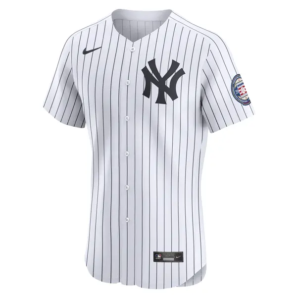 Nike Derek Jeter New York Yankees Dri-fit Adv Mlb Elite Jersey - White