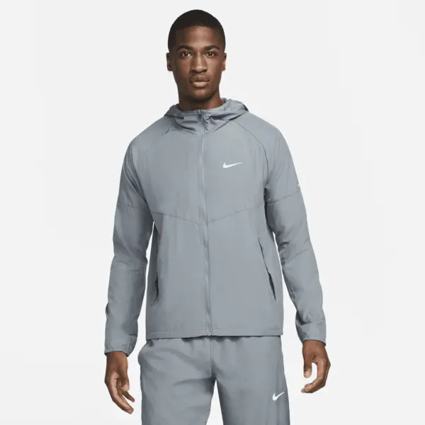 Nike Miler Repel Running Jacket - Grey