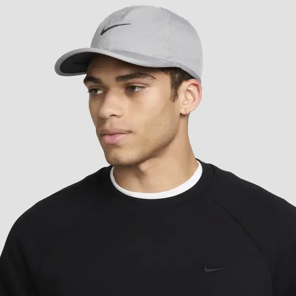 Nike Dri-fit Club Unstructured Featherlight Cap - Grey