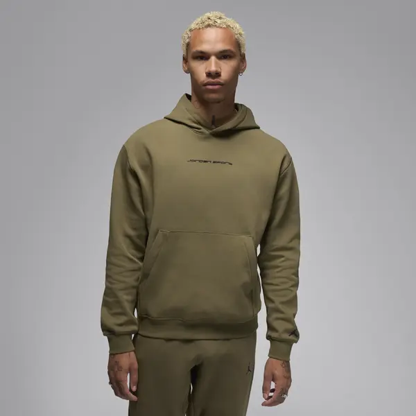 JORDAN Sport Hoop Fleece Dri-fit Pullover Hoodie - Green