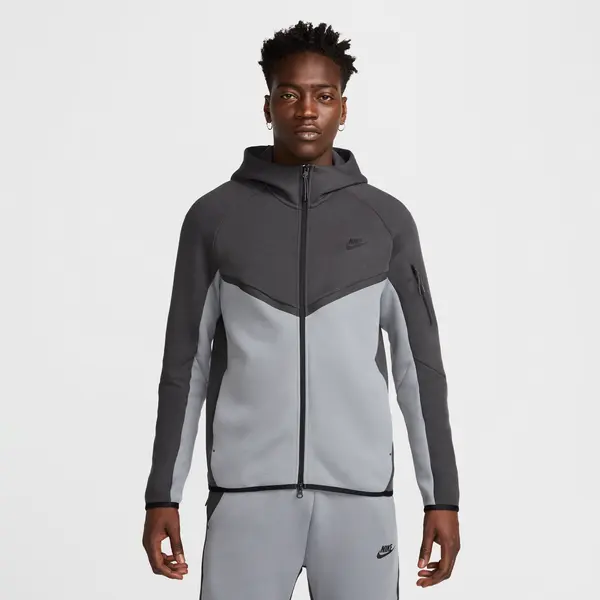 Nike Tech Fleece Windrunner Full-zip Jacket - Grey