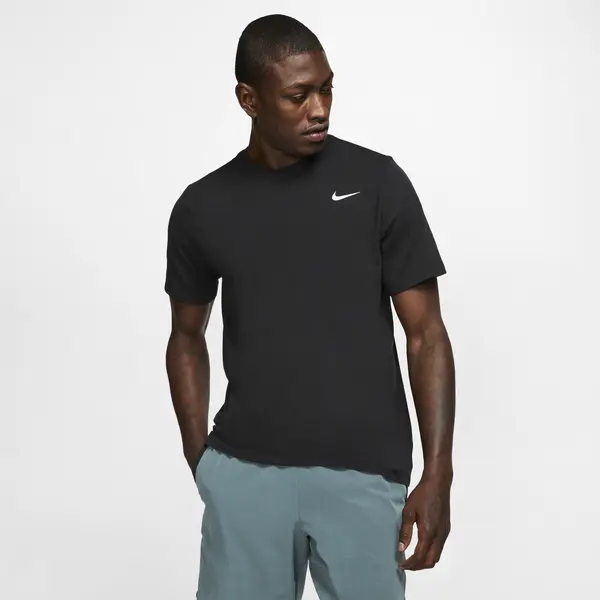 Nike Dri-Fit Fitness T-Shirt In Black - 10% Off | Editorialist