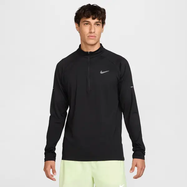 Nike Stride Dri-fit 1/4-zip Running Top - Black