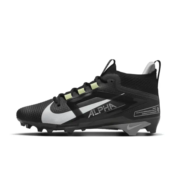 Nike Alpha Menace 4 Elite Football Cleats - Black