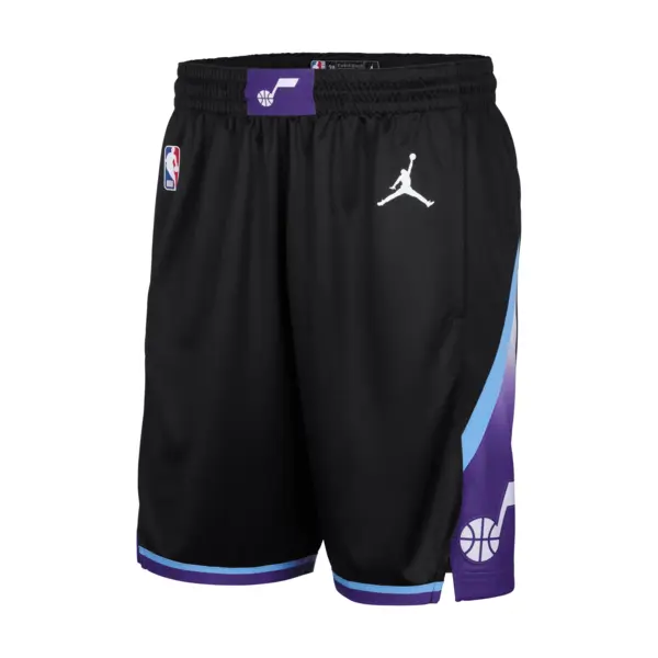 Nike Utah Jazz 2024/25 Statement Edition Jordan Dri-fit Nba Swingman Shorts - Black