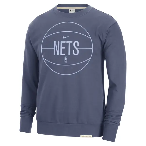Nike Brooklyn Nets Standard Issue Dri-fit Nba Sweatshirt