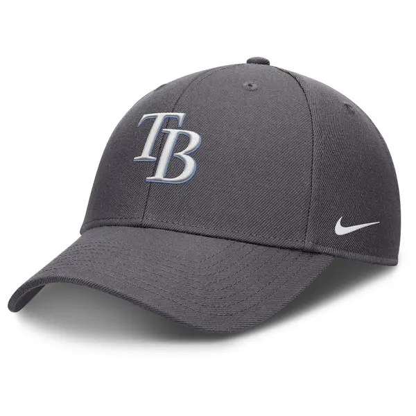 Nike Tampa Bay Rays Club Dri-Fit Mlb Adjustable Cap Grey
