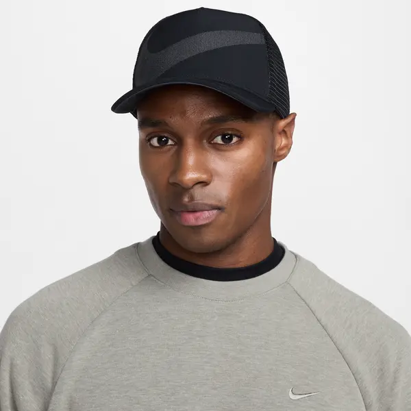 Nike Rise Dri-fit Trucker Cap - Black