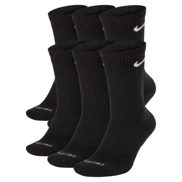 Nike Everyday Plus Cushioned Training Crew Socks - Black