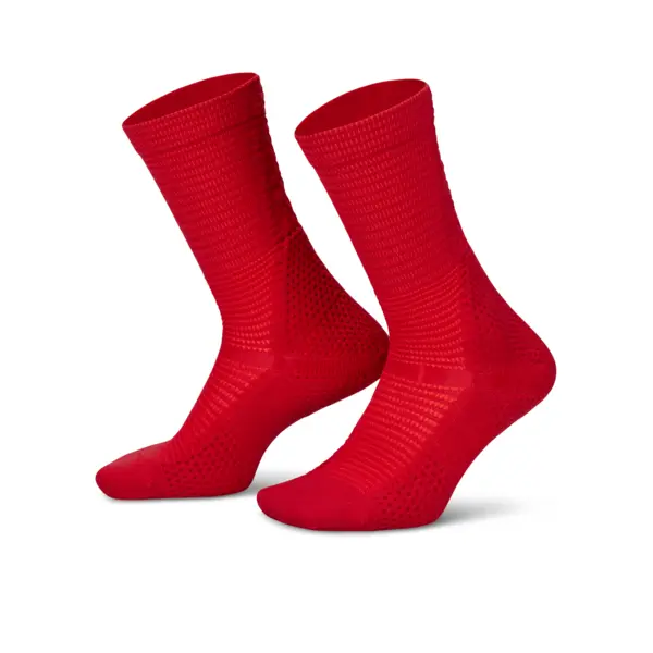 Nike Unicorn Dri-fit Adv Cushioned Crew Socks - Red