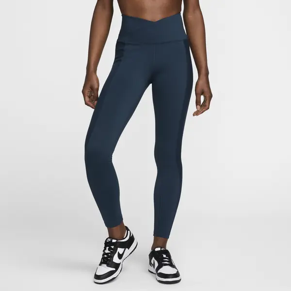 Nike One Wrap High-waisted 7/8 Leggings - Blue