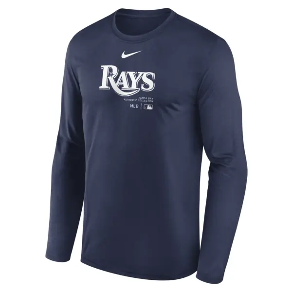 Nike Tampa Bay Rays Authentic Collection Practice Dri-Fit Mlb Long