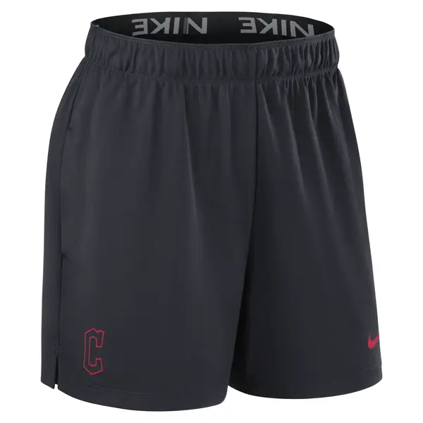 Nike Cleveland Guardians Authentic Collection Practice Dri-fit Mlb Shorts - Blue
