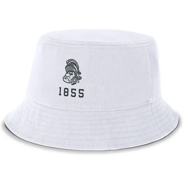 Nike Michigan State Spartans Legacy Apex Bucket Hat - White