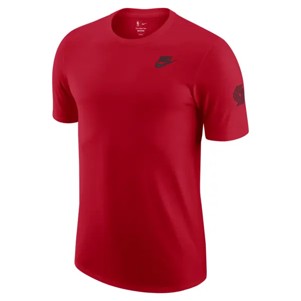 Nike Portland Trail Blazers Essential Club Nba T-Shirt Red