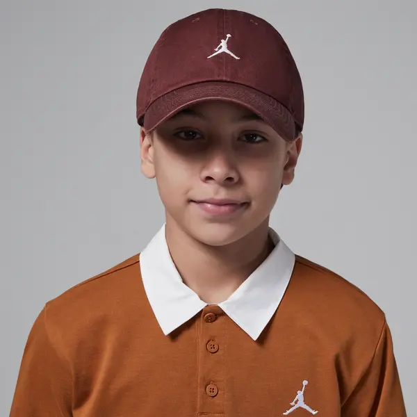 JORDAN Club Unstructured Curved-bill Hat - Brown