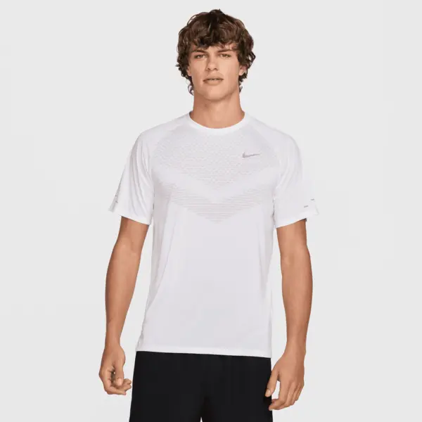 Nike Stride Dri-fit Adv Short-sleeve Running Top - White