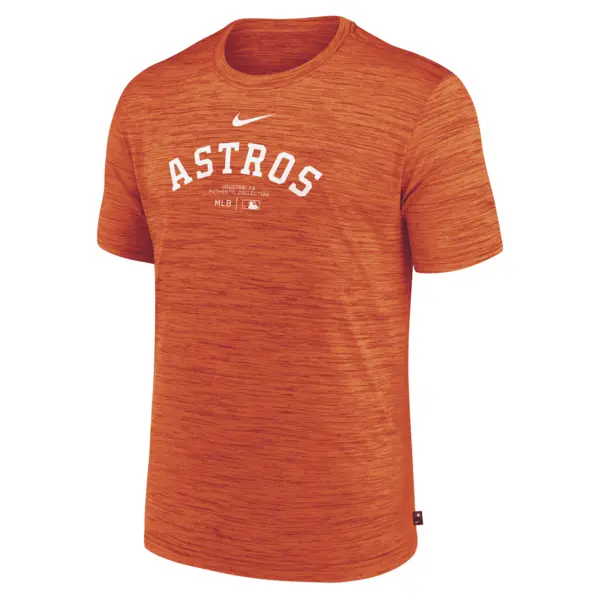 Nike Houston Astros Authentic Collection Practice Velocity Dri-fit Mlb T-shirt