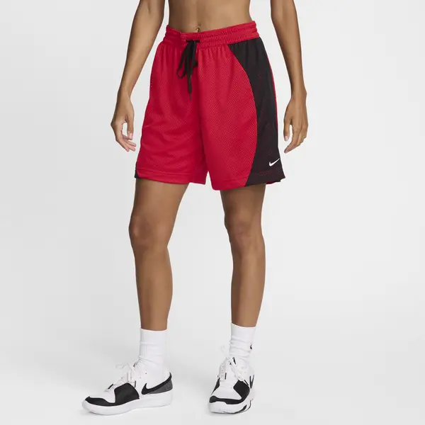 Nike Essential Dri-fit Mesh Basketball Shorts - Red