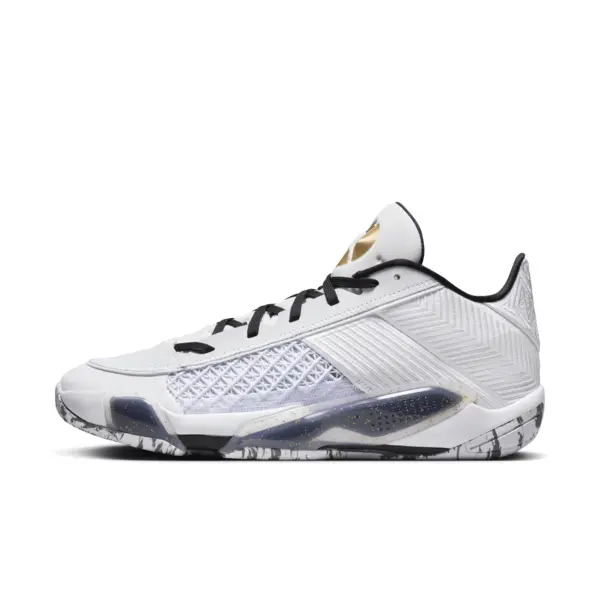 Jordan Air Xxxviii Low Basketball Shoes - White | Editorialist
