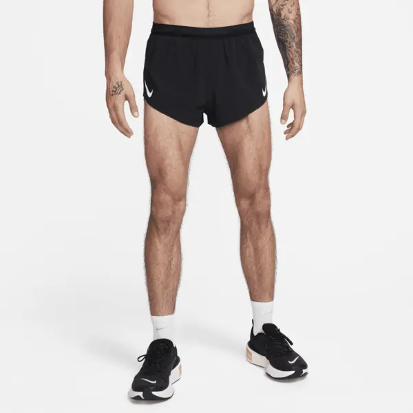 Nike Aeroswift Dri-fit Adv 2" Brief-lined Running Shorts - Black