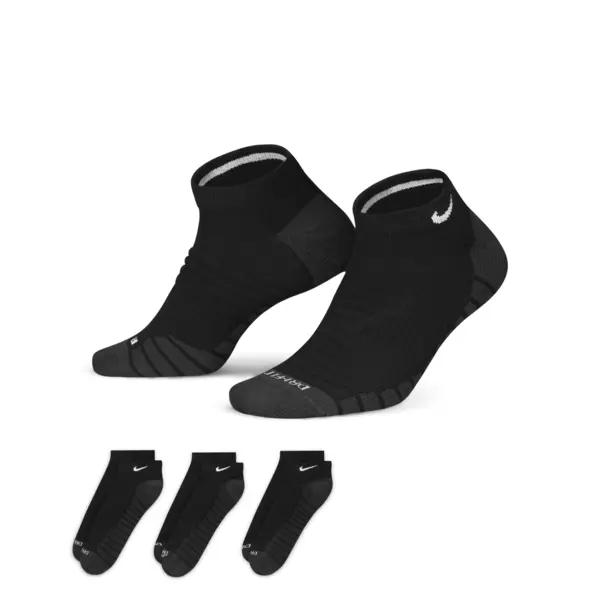 Nike Everyday Max Cushioned Training No-show Socks - Black