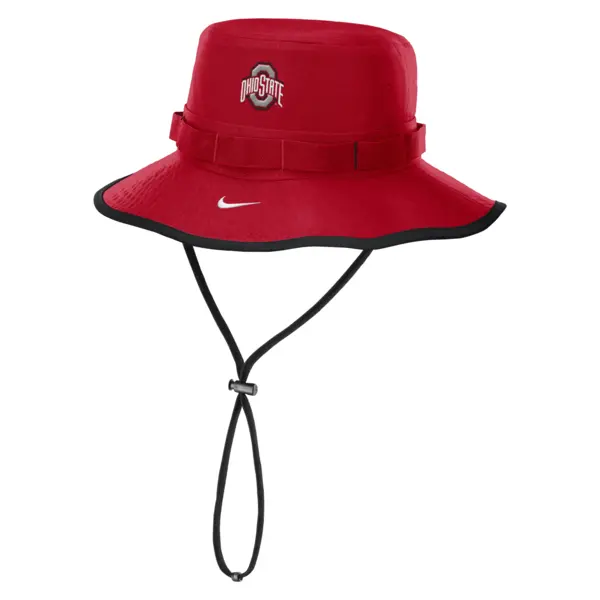 Nike Ohio State Buckeyes On-field Apex Boonie Dri-fit College Bucket Hat