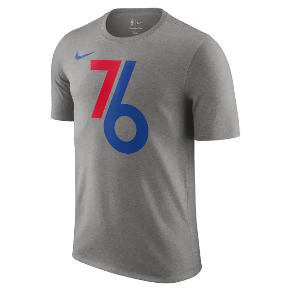 Nike Philadelphia 76ers Essential City Edition Nba T-Shirt Grey