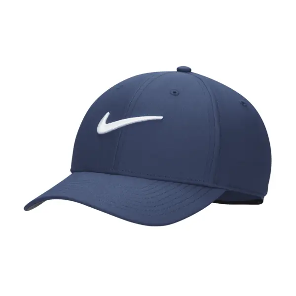 Nike Dri-fit Club Structured Swoosh Cap - Blue