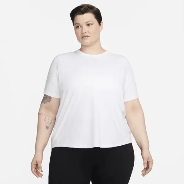Nike One Classic Dri-fit Short-sleeve Top - White