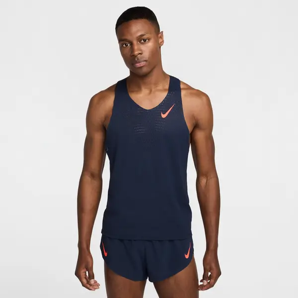 Nike Aeroswift Dri-fit Adv Running Singlet - Blue